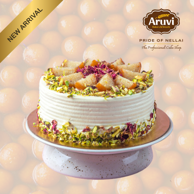 Heavenly Gulab Jamun Cake - Aruvi Bakery & Sweets